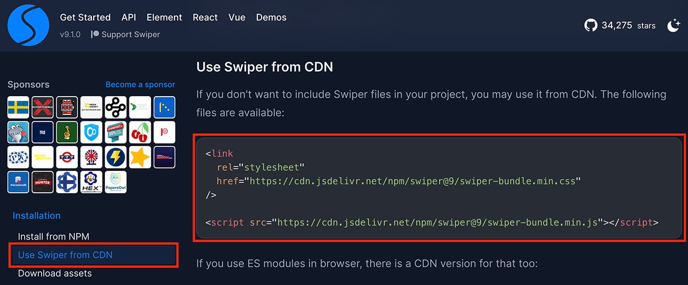 【jQuery不要】スライダープラグイン Swiper.jsの使い方 - じゅんぺいブログ